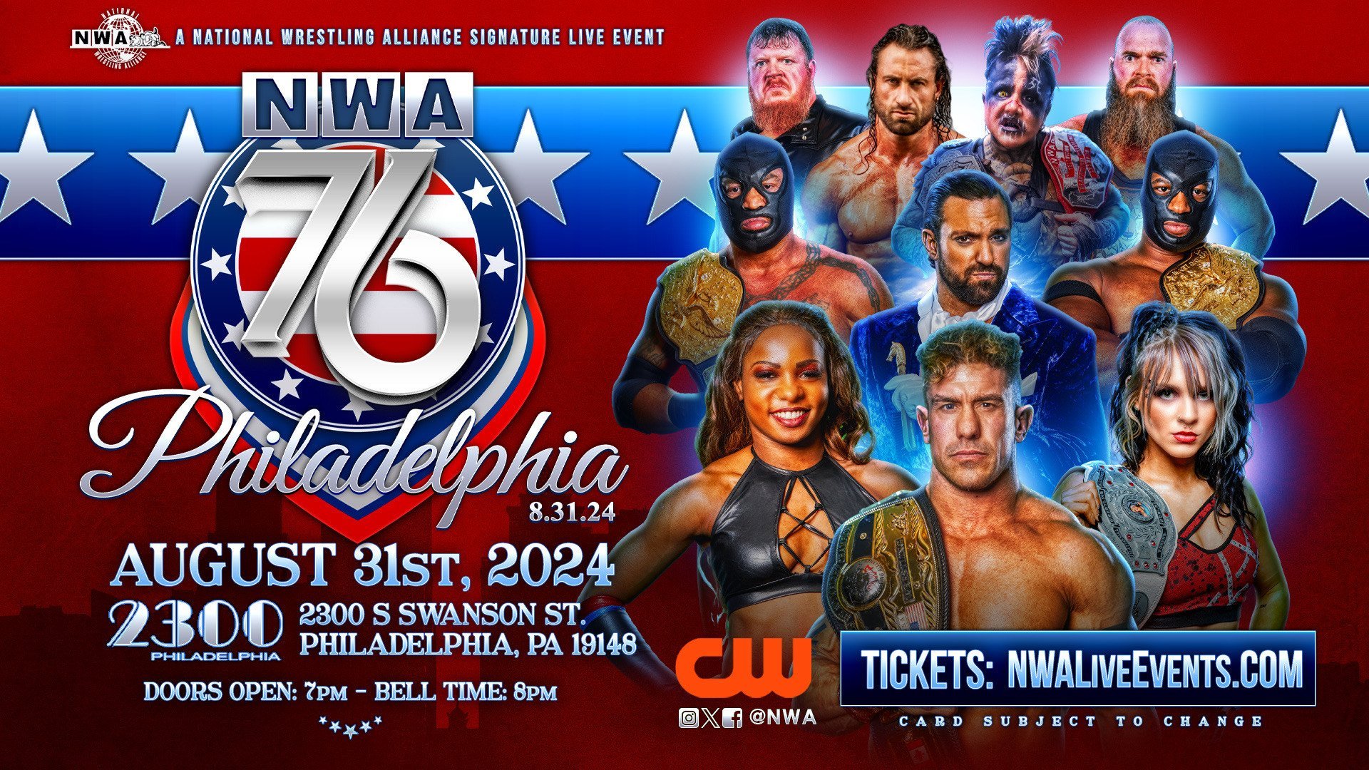 The Updated Lineup For NWA 76 – Good Morning Wrestling